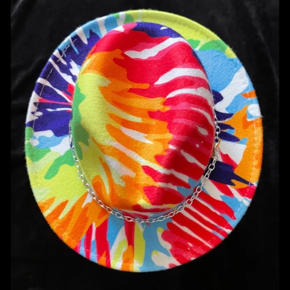 Accessories | Rainbow Swirl Fedora | Poshmark